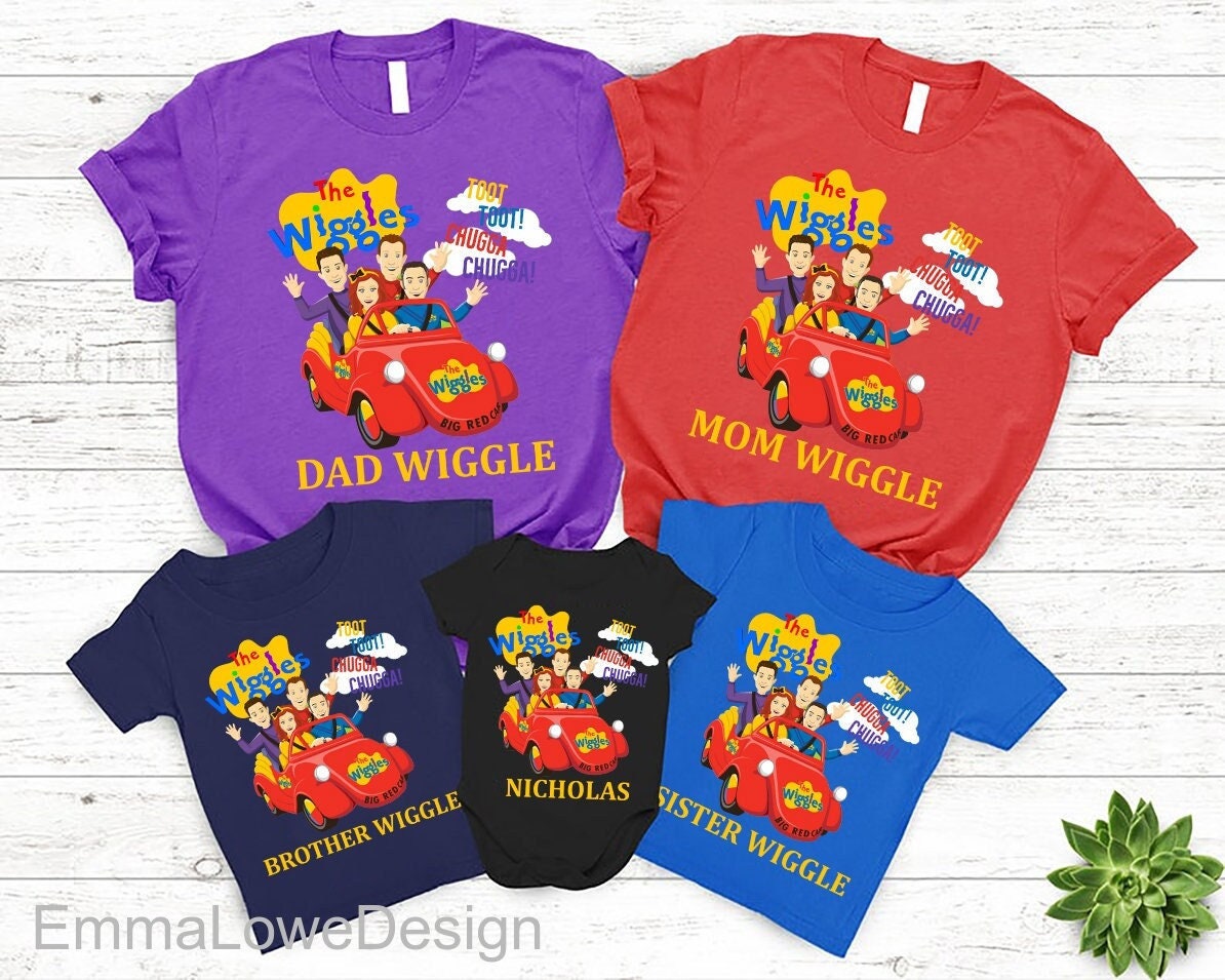 The Wiggles Birthday Shirt Halloween Costume Group Shirt - Etsy