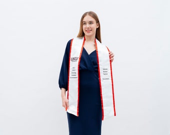 Custom Embroidery Graduation Stole Custom Personalized Stole Custom ...