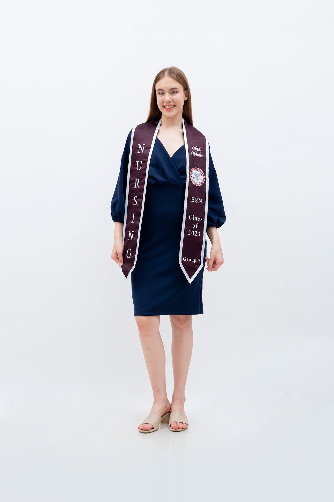 Custom Embroidery Graduation Stole: Personalized Sash - Etsy