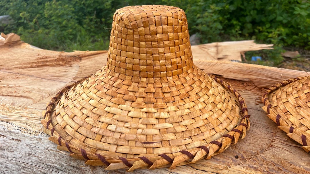 Red Cedar Bark Hat - Etsy