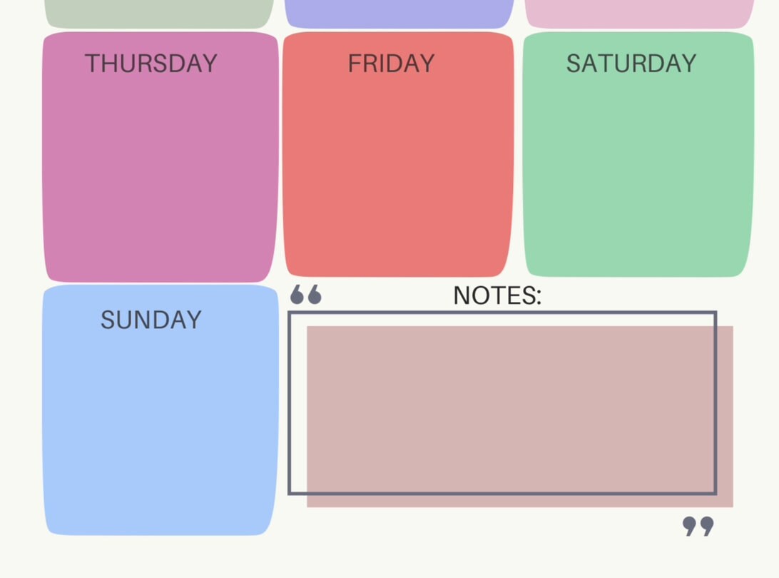 Cute Printable Weekly Planner - Etsy