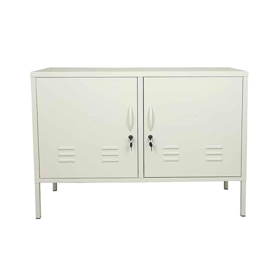 Retro Locker Double Door Metal Cabinet | Spacious Metal Storage Locker ...