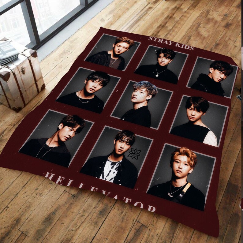 Stray Kids Hellevator Blanket Bang Chan Lee Know Changbin - Etsy