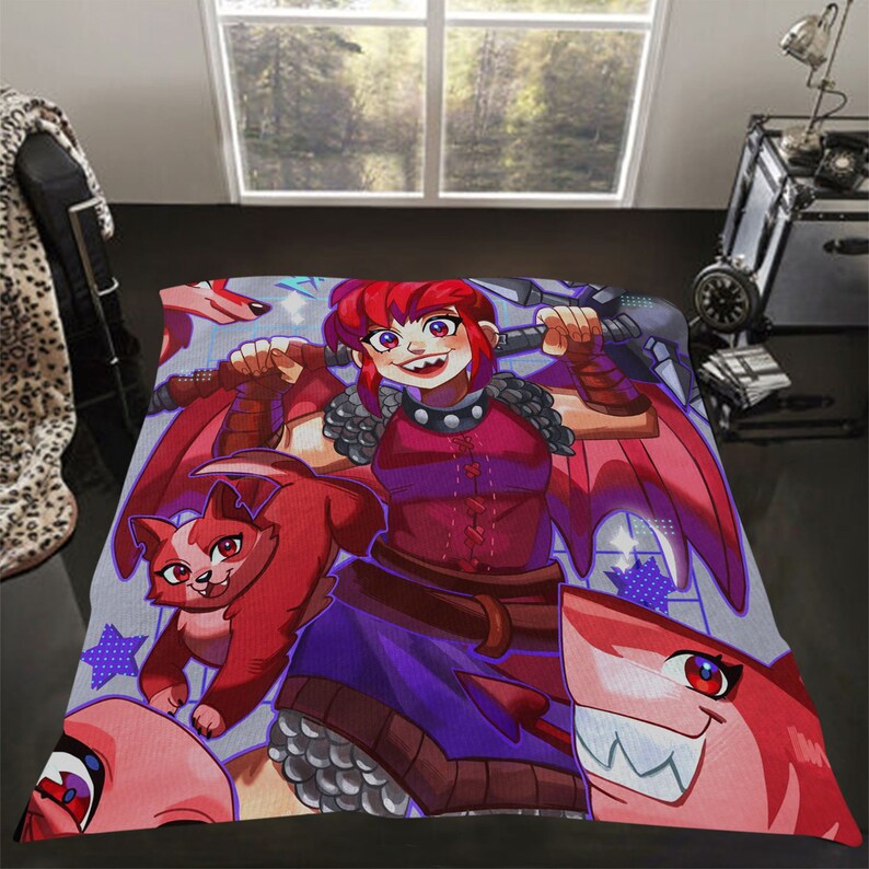 Nimona Cute Blanket Nimona Cartoon Blanket Nimona Movie - Etsy