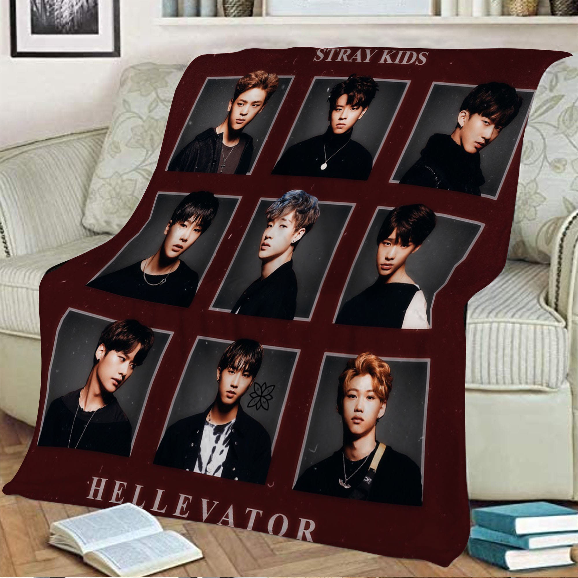 Stray Kids Hellevator Blanket Bang Chan Lee Know Changbin - Etsy