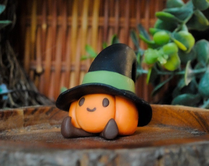 Kawaii Ghost ; Tiny Cute Halloween Decoration; Fimo Miniature; Polymer ...