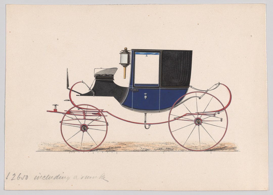 Design for Chariot D'orsay Carriage - Etsy