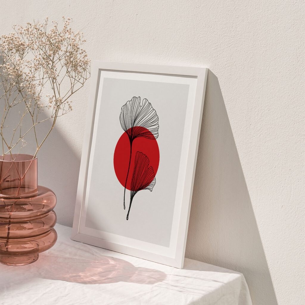 DIGITAL PAINTING SPHARE Leaf Wall Arts - Etsy