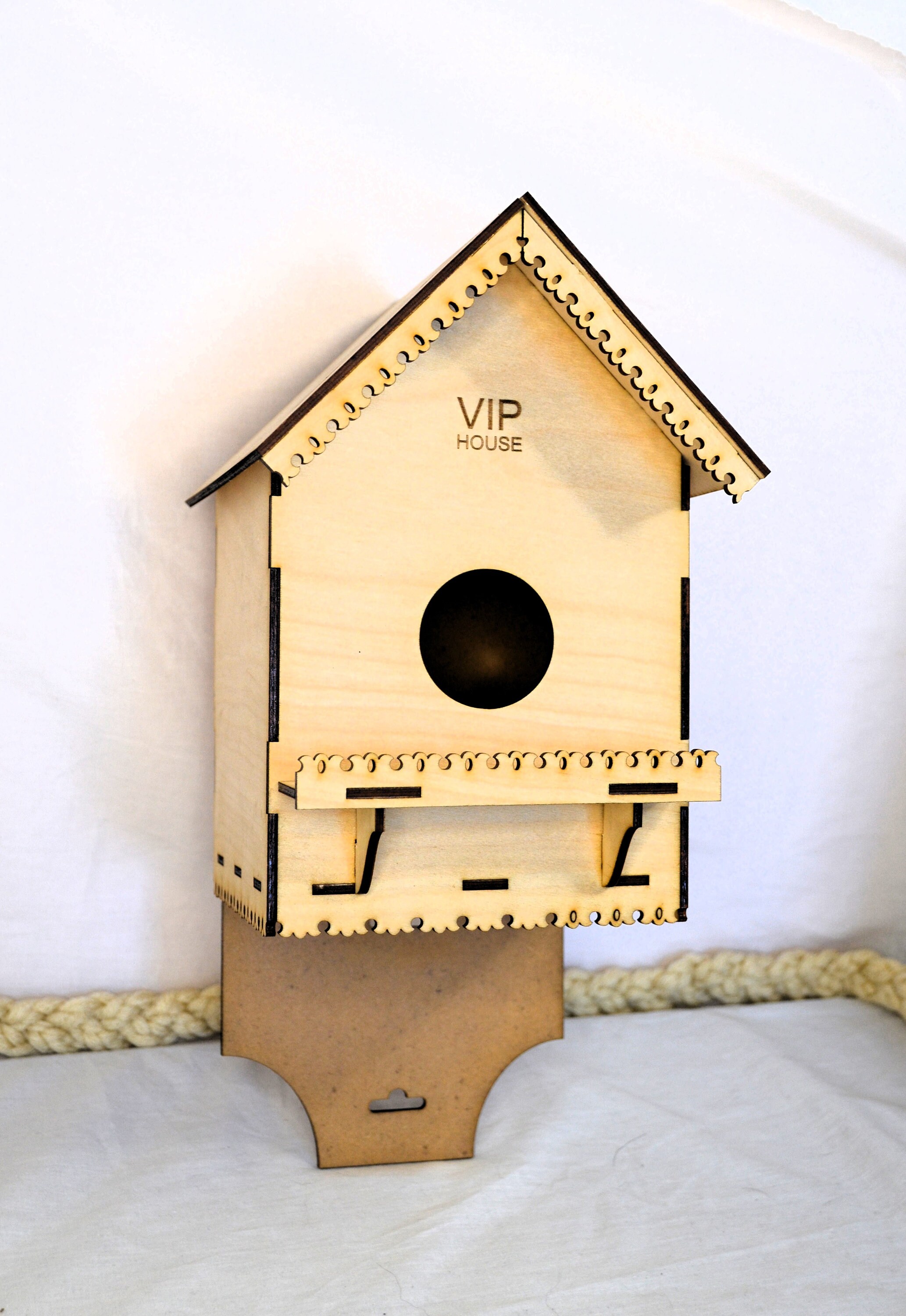Chalet Nest Box for Birds, Ai Dxf Svg Pdf and Lbm2 Files - Etsy