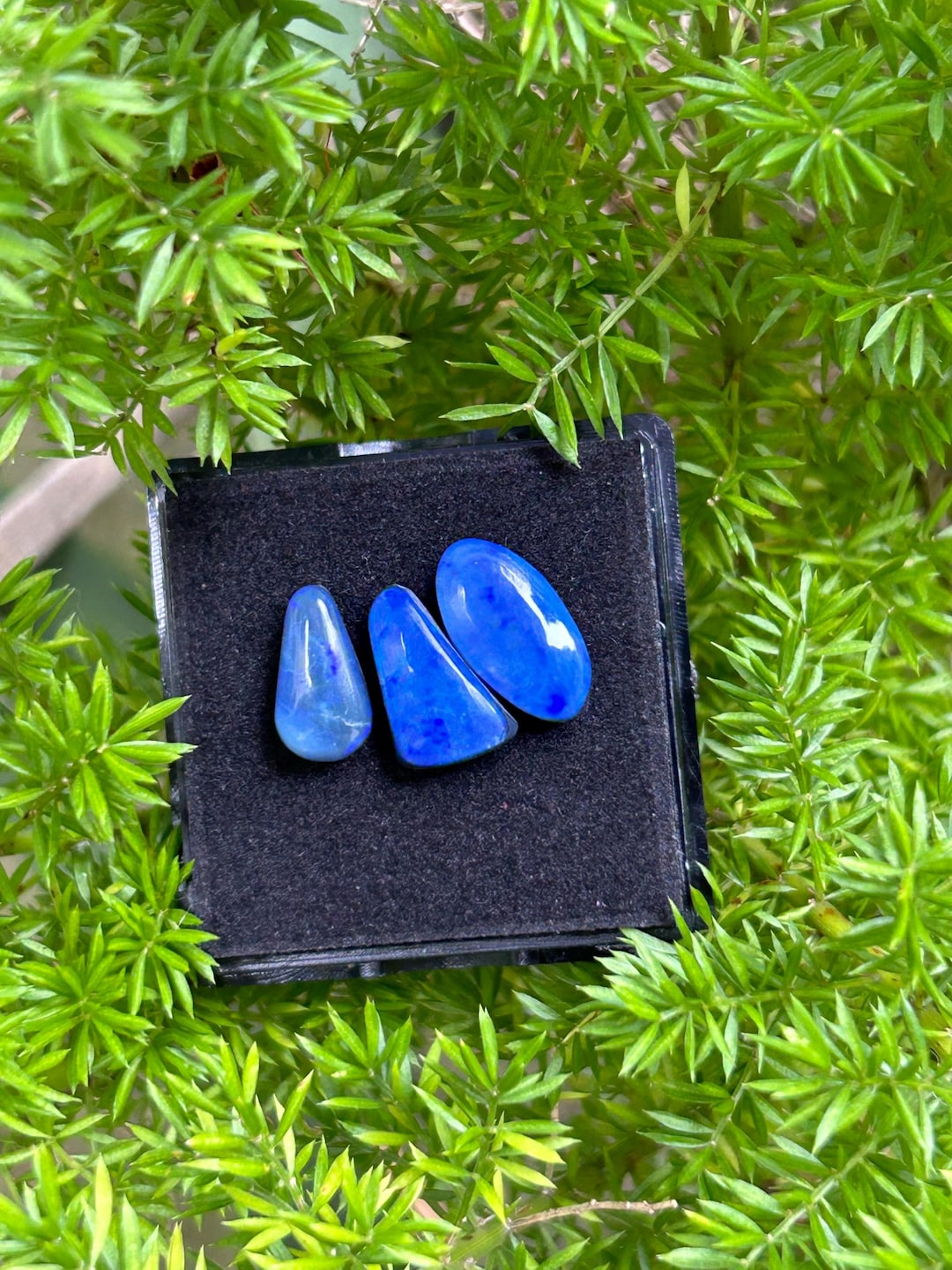 Coober Pedy Opal Doublet Bundle - 9.15 Carats - Dark Blue Opals - NO1287 - Etsy