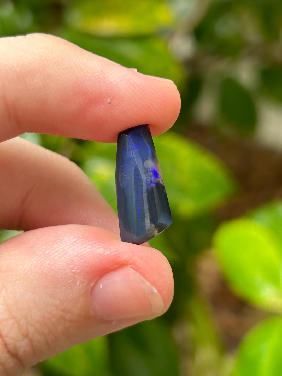 Lightning Ridge Opal Solid - 3.6 Carats - Dark Black, Blue, Clear Opal ...