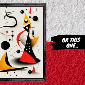 Miro Poster, Miro Inspired Printable Wall Art, Joan Miro Art Print ...