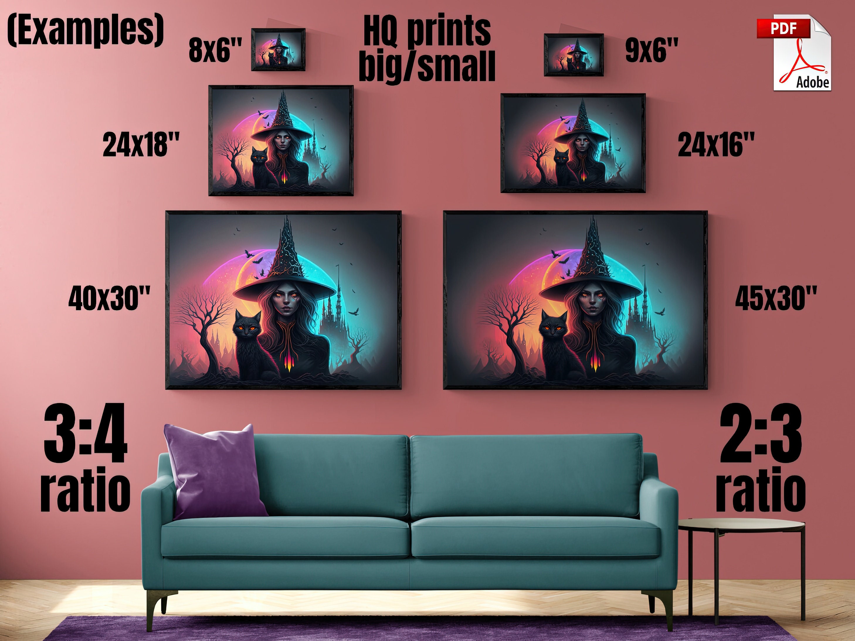 Yeti Art, Yeti Wall Decor, Abominable Snowman, Mythical Creature ...