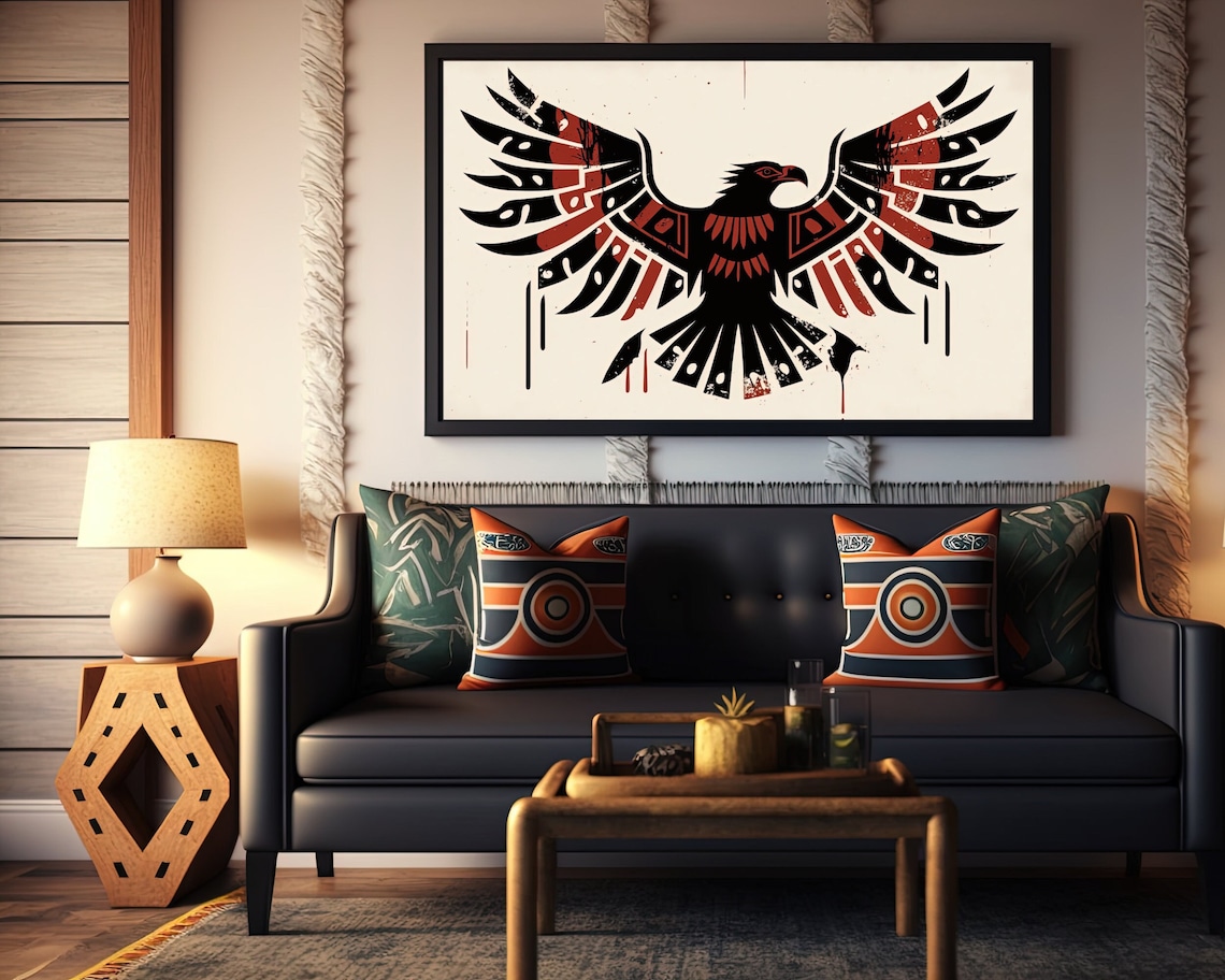 Pacific Northwest Native American Haida Tribal Art Print - Etsy