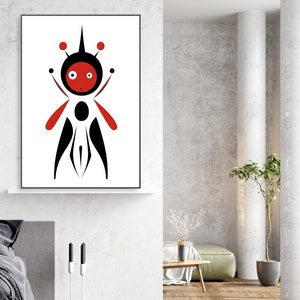 Miro Poster, Tribal Art, Joan Miro Art Print, Instant Digital Download ...