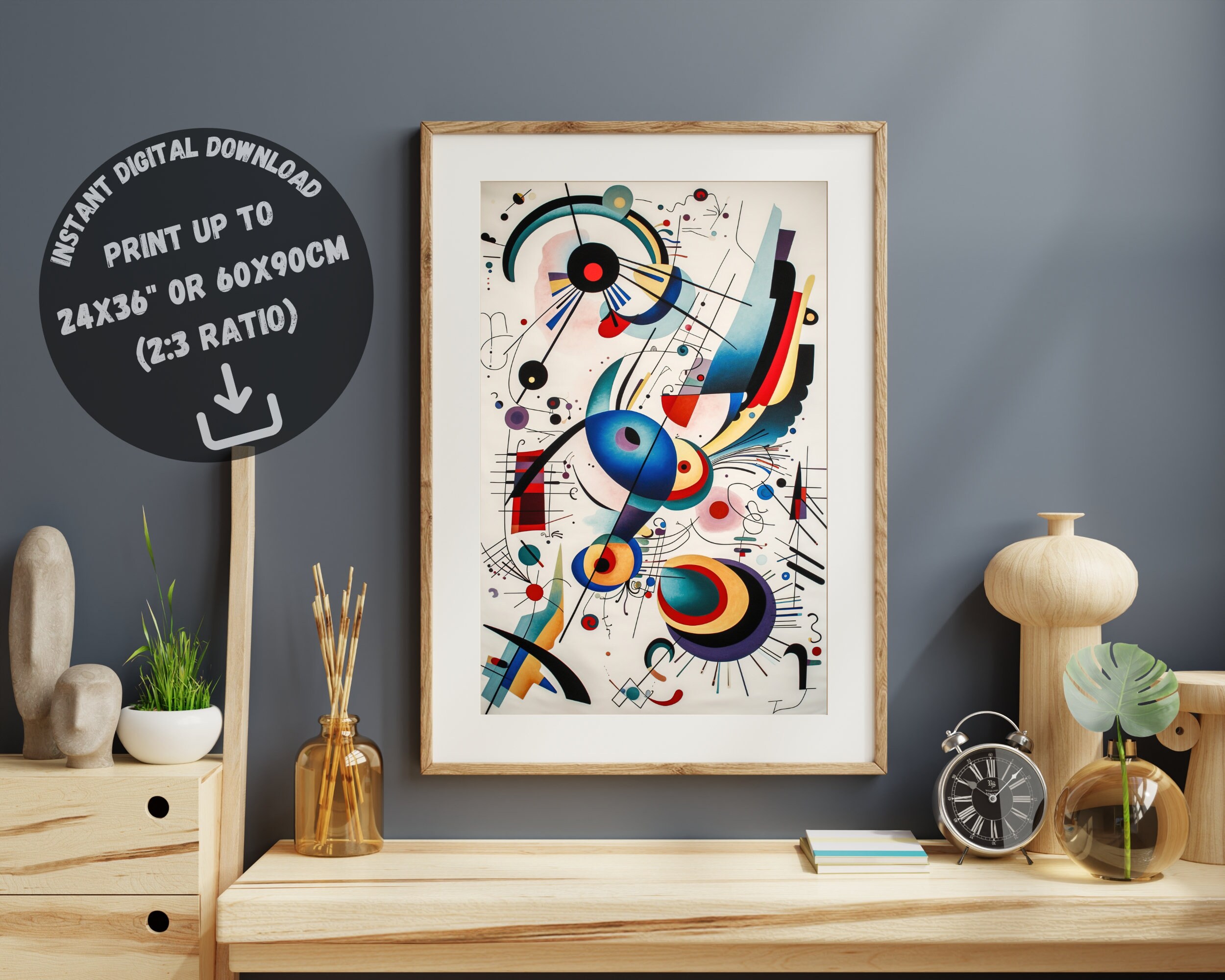 Kandinsky Art Print, Instant Digital Download, Kandinsky Poster ...
