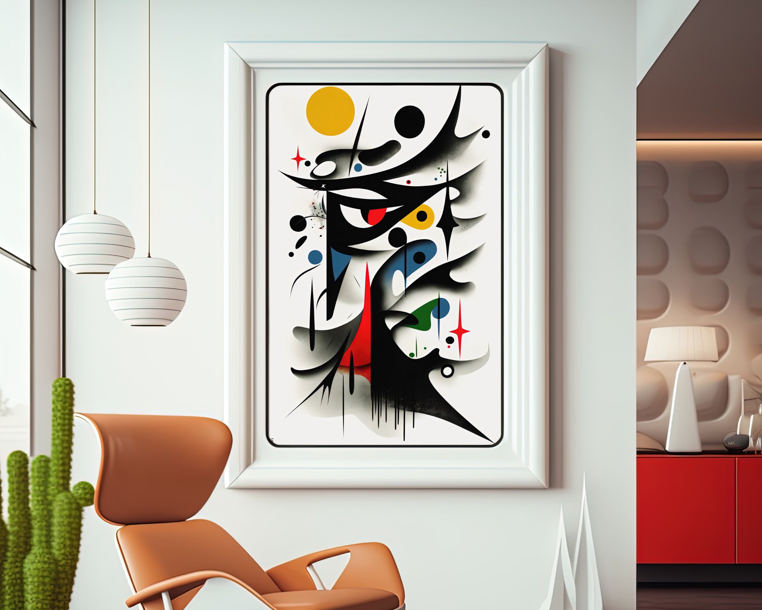 Miro Poster, Miro Inspired Printable Wall Art, Joan Miro Art Print ...