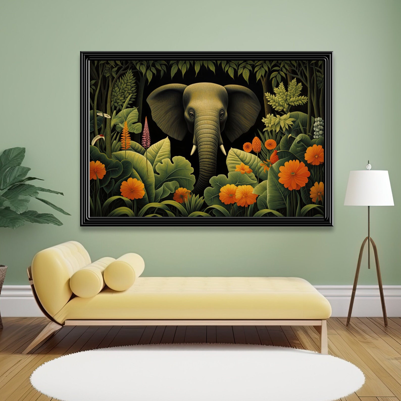 Henri Rousseau Art Print Elephant Art Print Exotic Jungle - Etsy
