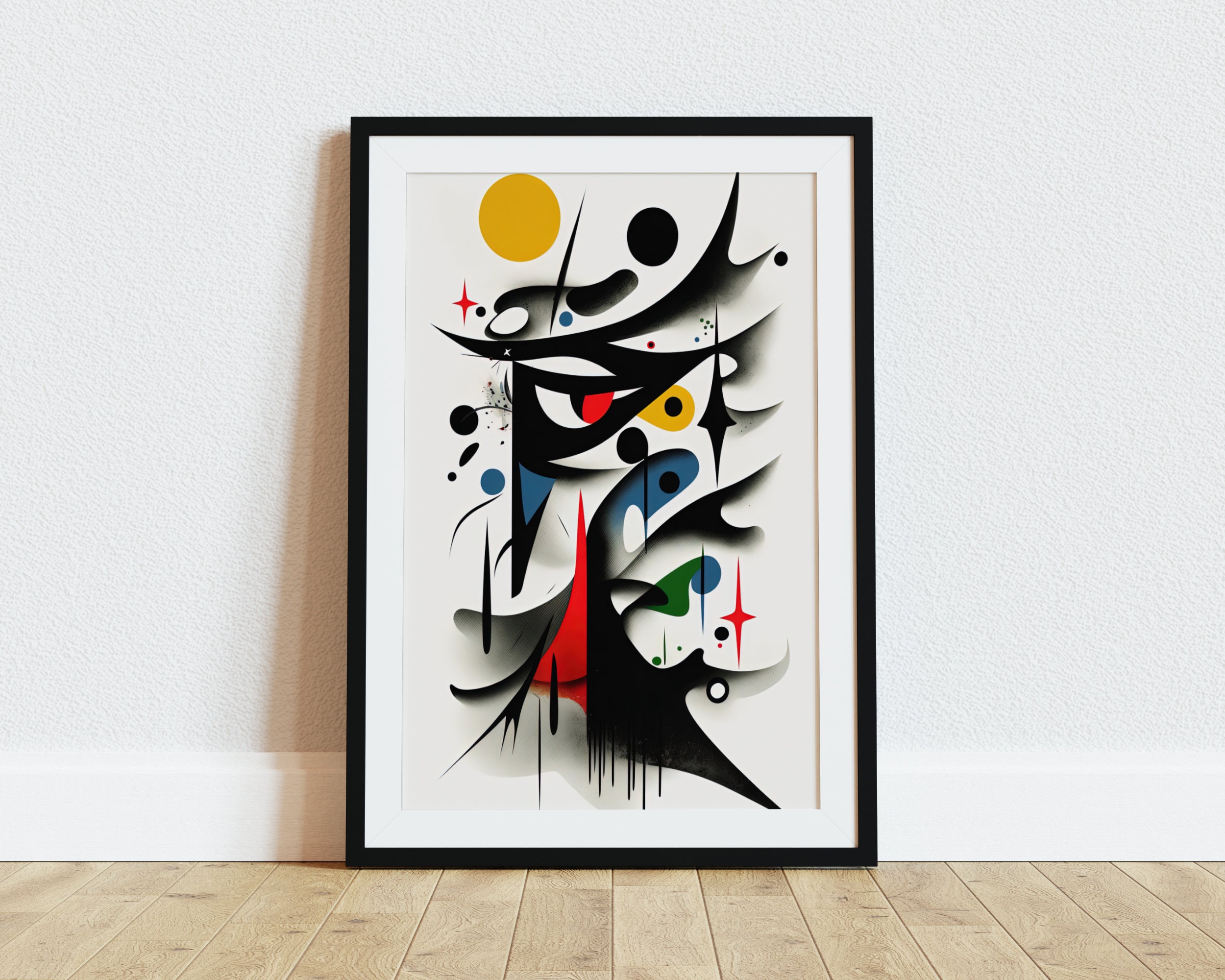 Miro Poster, Miro Inspired Printable Wall Art, Joan Miro Art Print ...