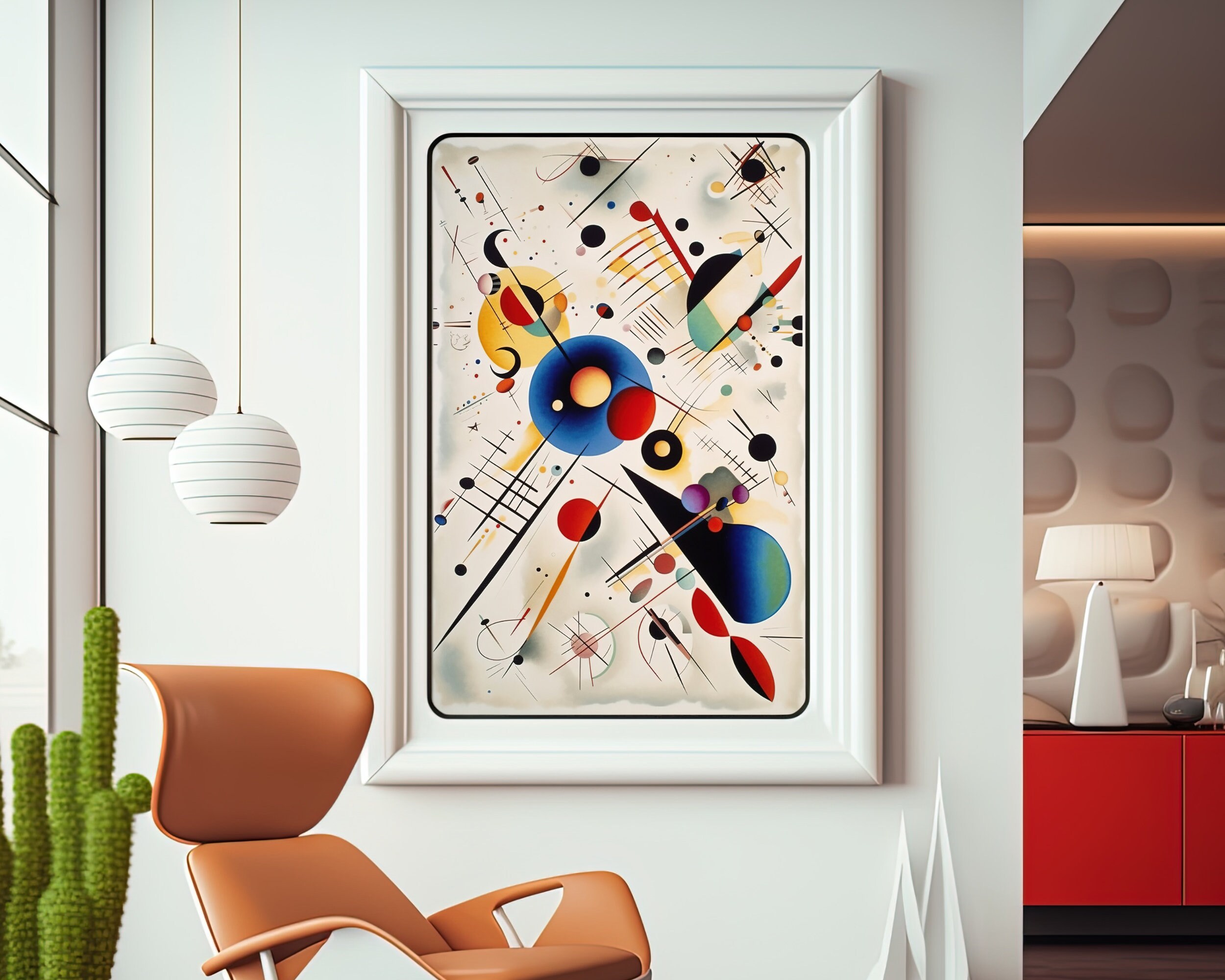 Kandinsky Art Print, Kandinsky Poster, Bauhaus, Kandinsky Inspired ...