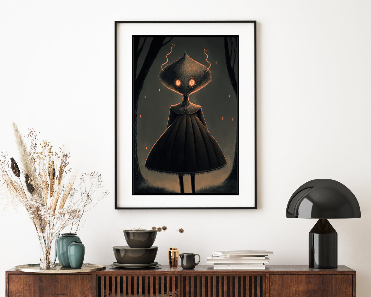 Flatwoods Monster, Printable Wall Art, Cryptid Poster, Digital Download ...