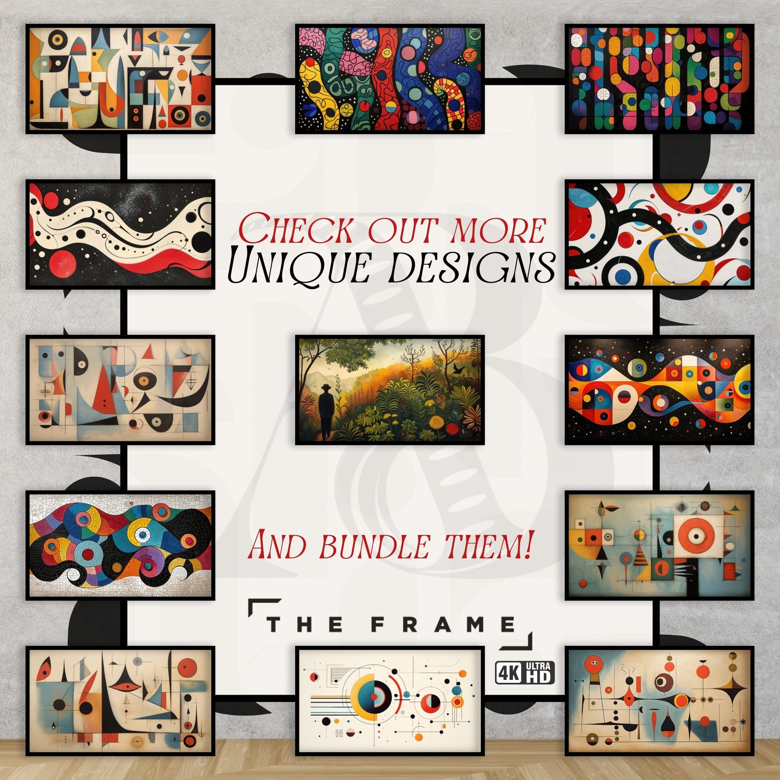 Frame TV Art, Surrealism TV Art, Postmodern Figurative Art, Pop Art ...