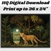 Henri Rousseau Art Print, Exotic Art, Rousseau Inspired Printable Wall ...