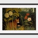 Henri Rousseau Art Print, Exotic Art, Rousseau Inspired Printable Wall ...