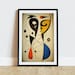 Picasso Meets Miro Printable Wall Art, Joan Miro Art Poster, Instant ...