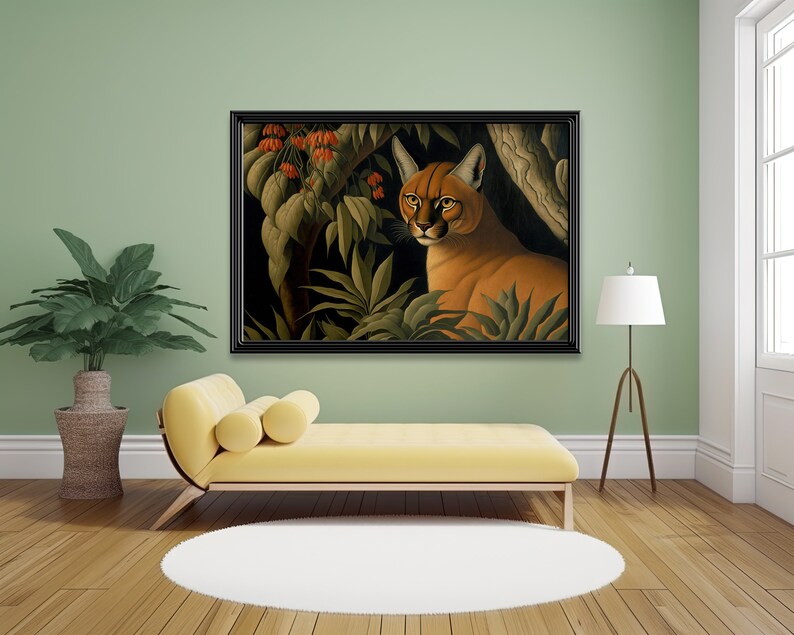 Henri Rousseau Art Print, Exotic Art, Rousseau Inspired Printable Wall ...