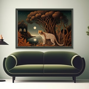 Henri Rousseau Art Print, Exotic Art, Rousseau Inspired Printable Wall ...