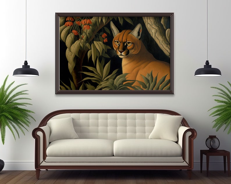 Henri Rousseau Art Print, Exotic Art, Rousseau Inspired Printable Wall ...