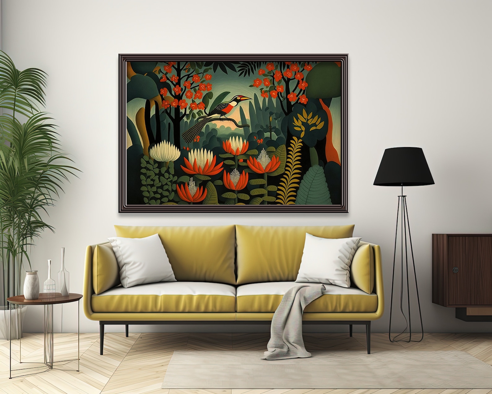 Henri Rousseau Art Print, Exotic Art, Rousseau Inspired Printable Wall ...