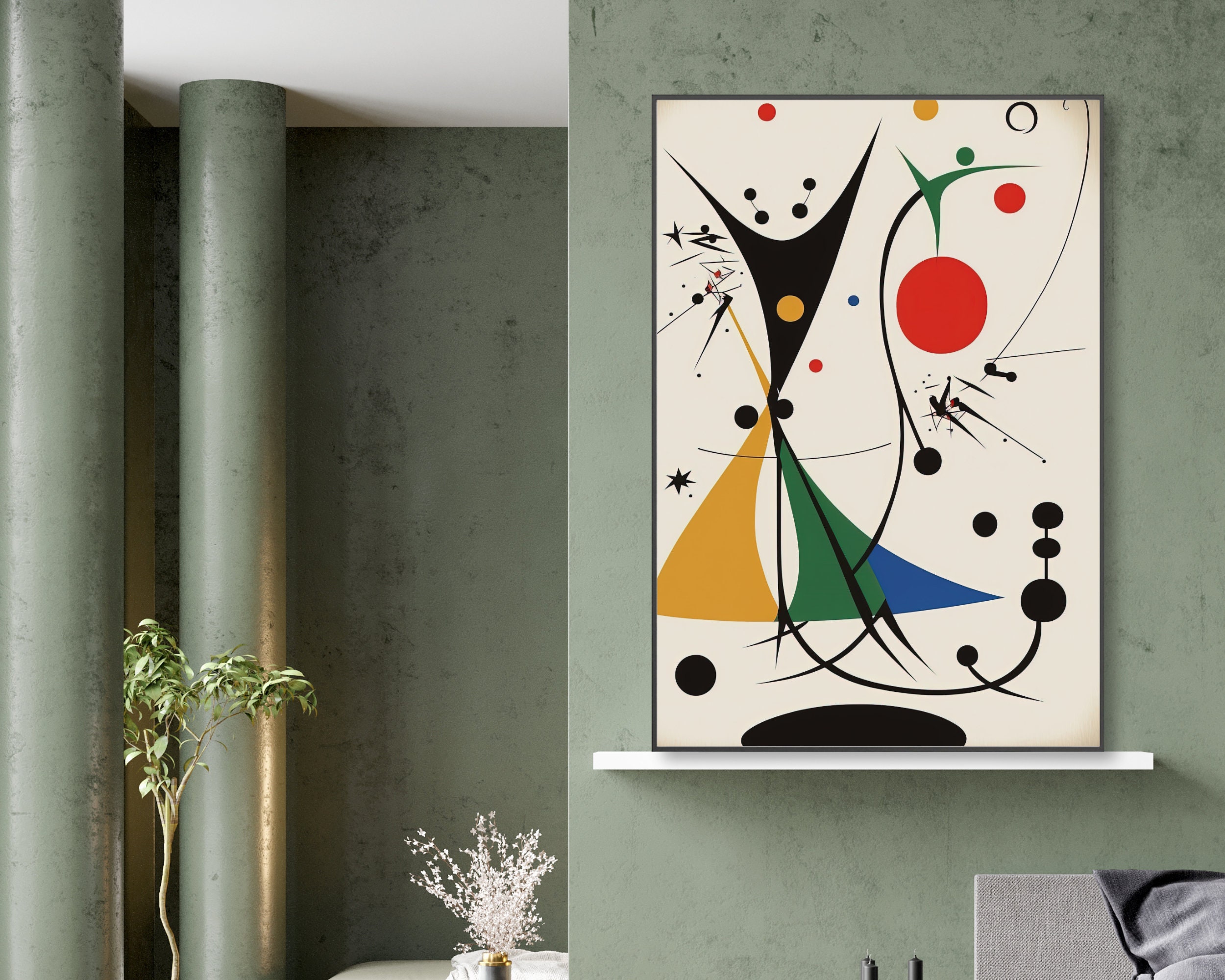 Miro Poster, Joan Miro Art Print, Miro Inspired Printable Wall Art ...