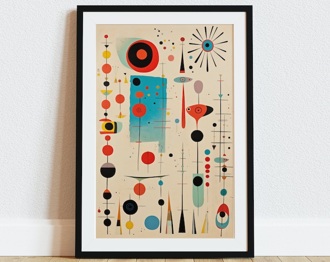 Joan Miro #2 ISO, Original Art, Canvas or Digital Print, Custom Artwork ...