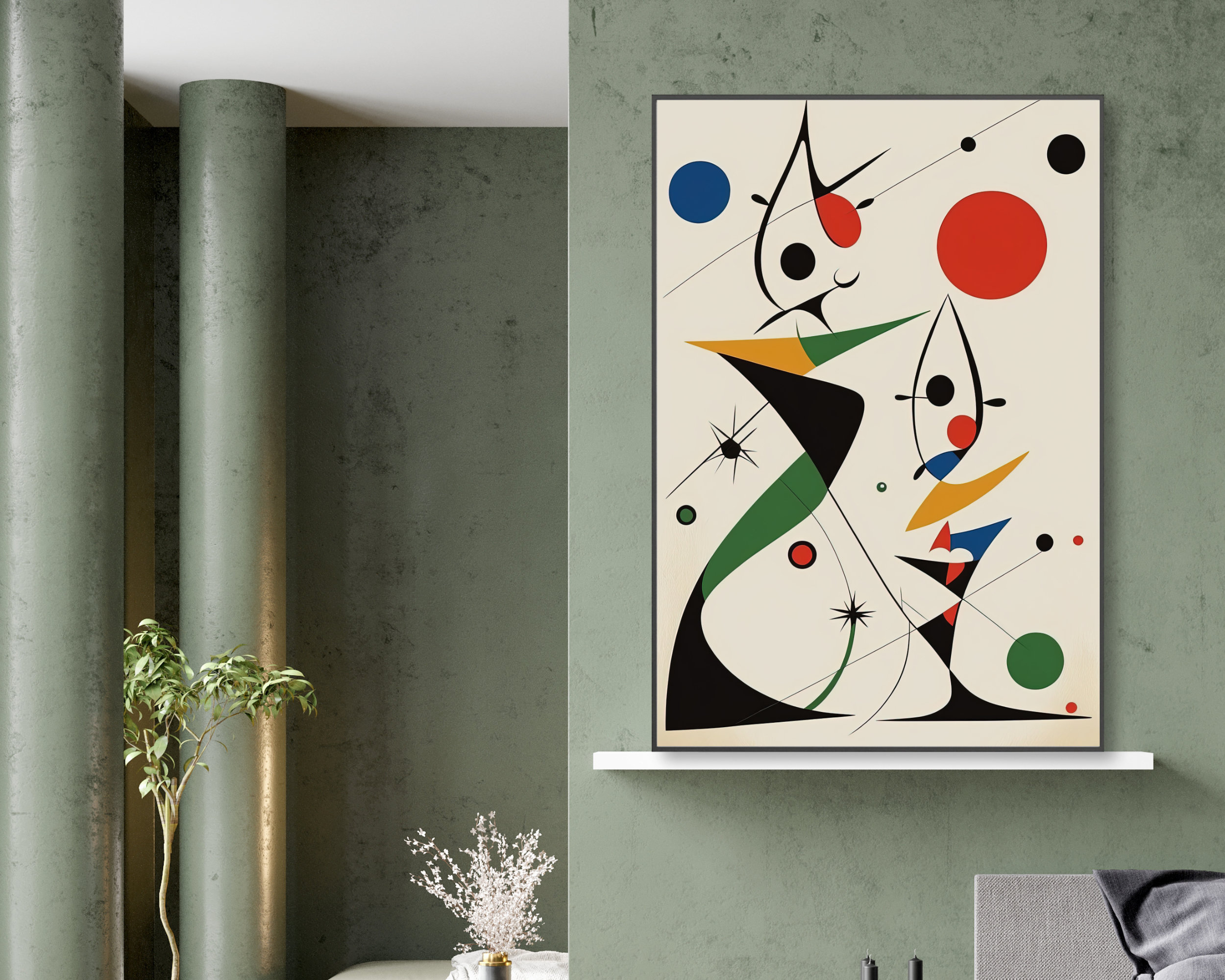 Joan Miro Art Print, Miro Poster, Miro Inspired Printable Wall Art ...