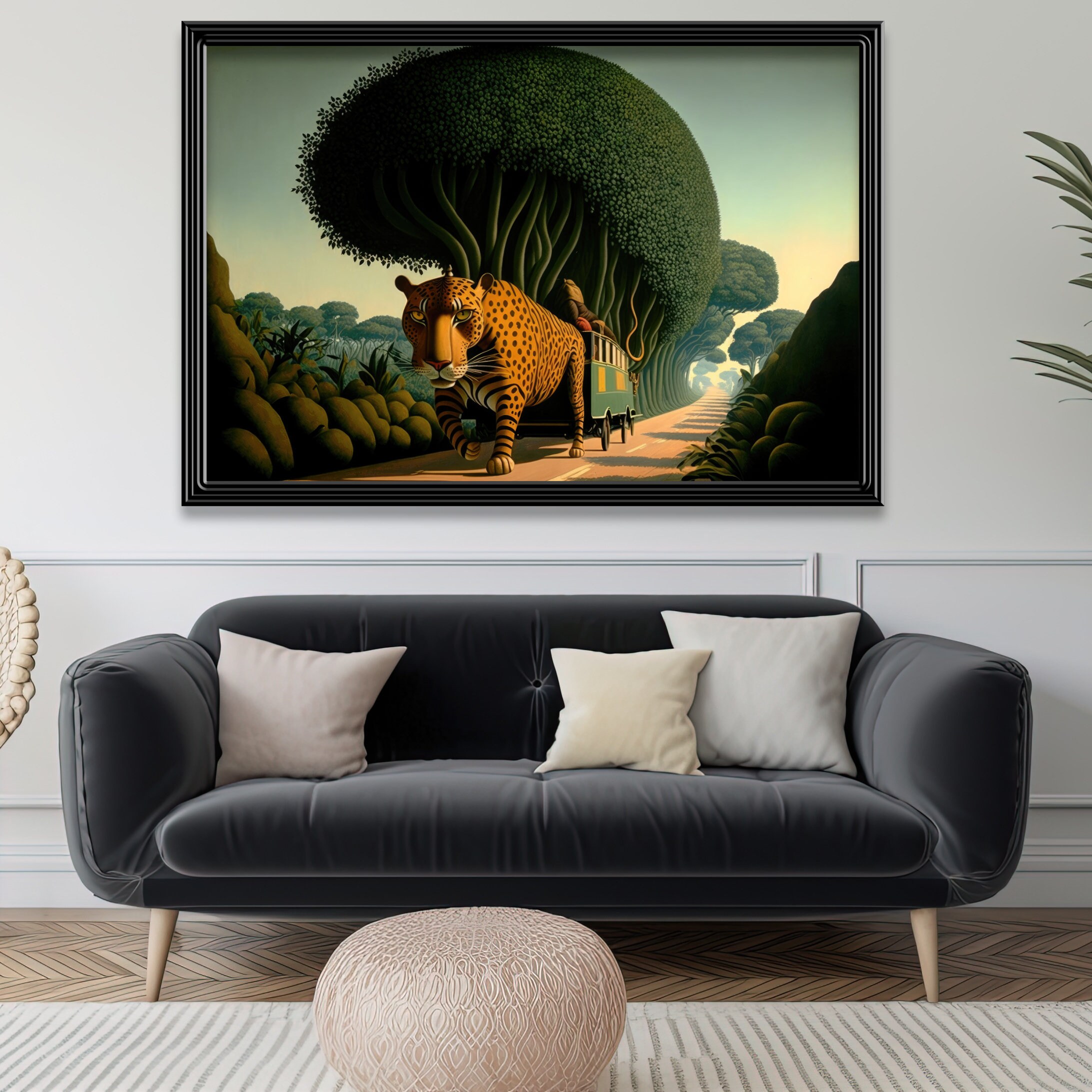 Henri Rousseau Art, Exotic Jungle Art Print, Rousseau Inspired ...