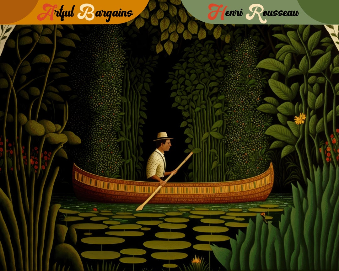 Henri Rousseau Art Print, Digital Download, Rousseau Inspired Printable ...
