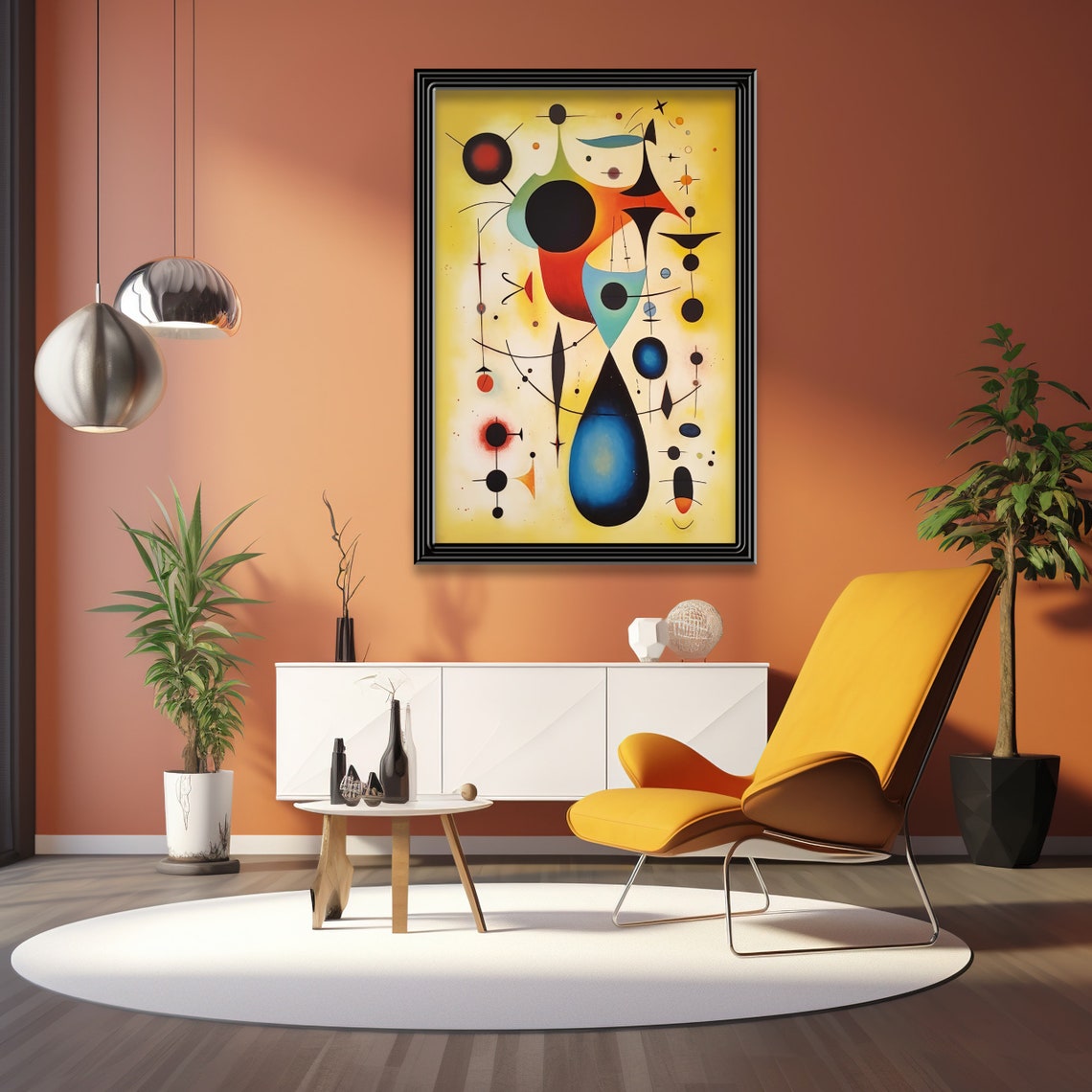 Miro Art Print Joan Miro Poster Colorful Abstract - Etsy
