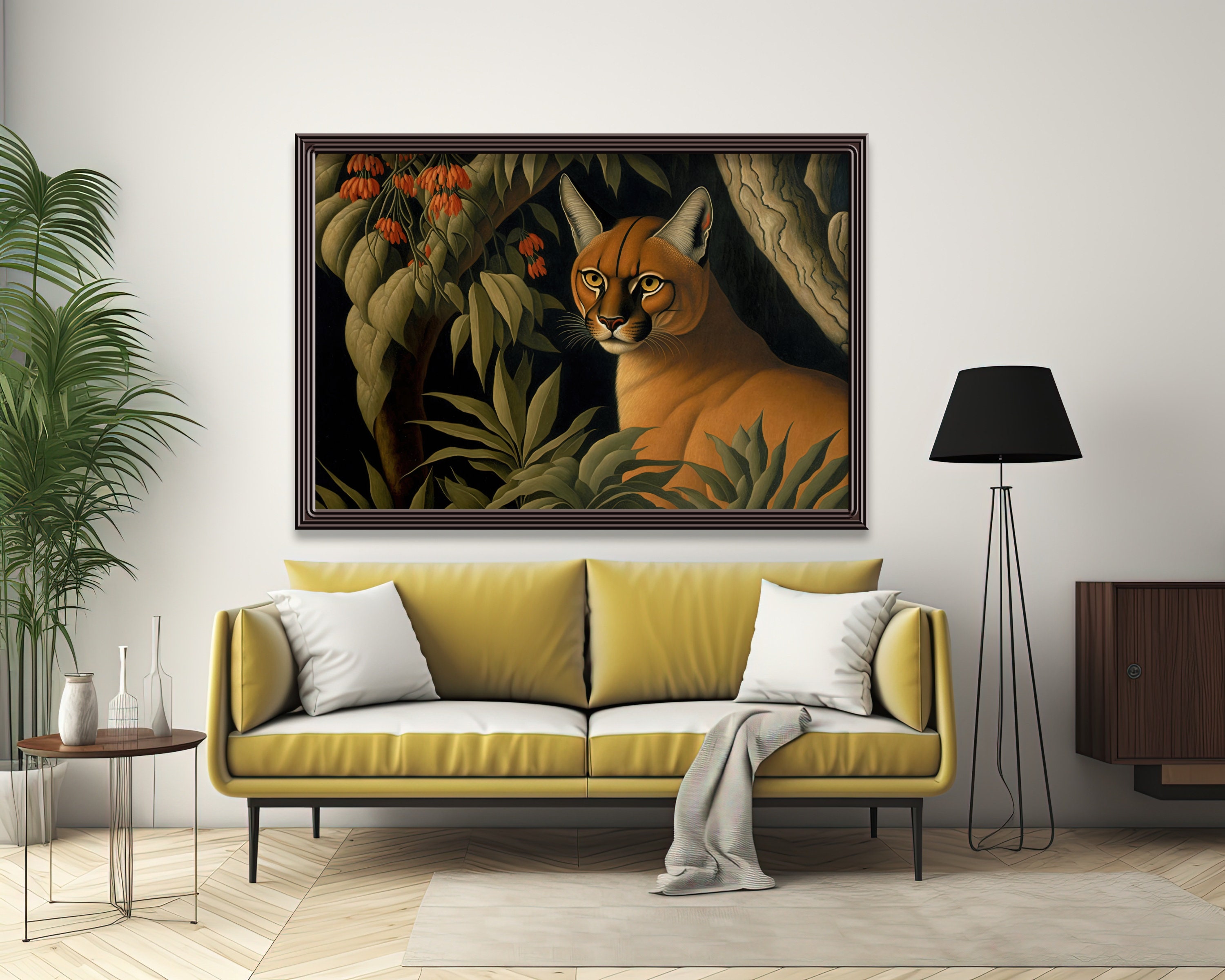 Henri Rousseau Art Print, Exotic Art, Rousseau Inspired Printable Wall ...