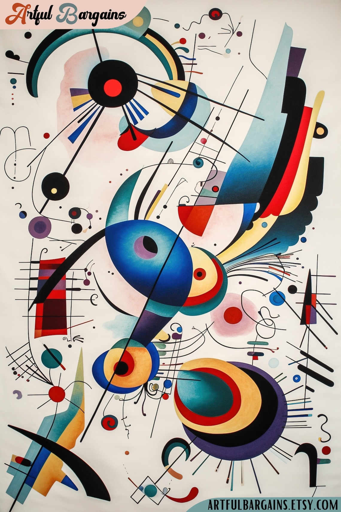 Kandinsky Art Print, Instant Digital Download, Kandinsky Poster ...
