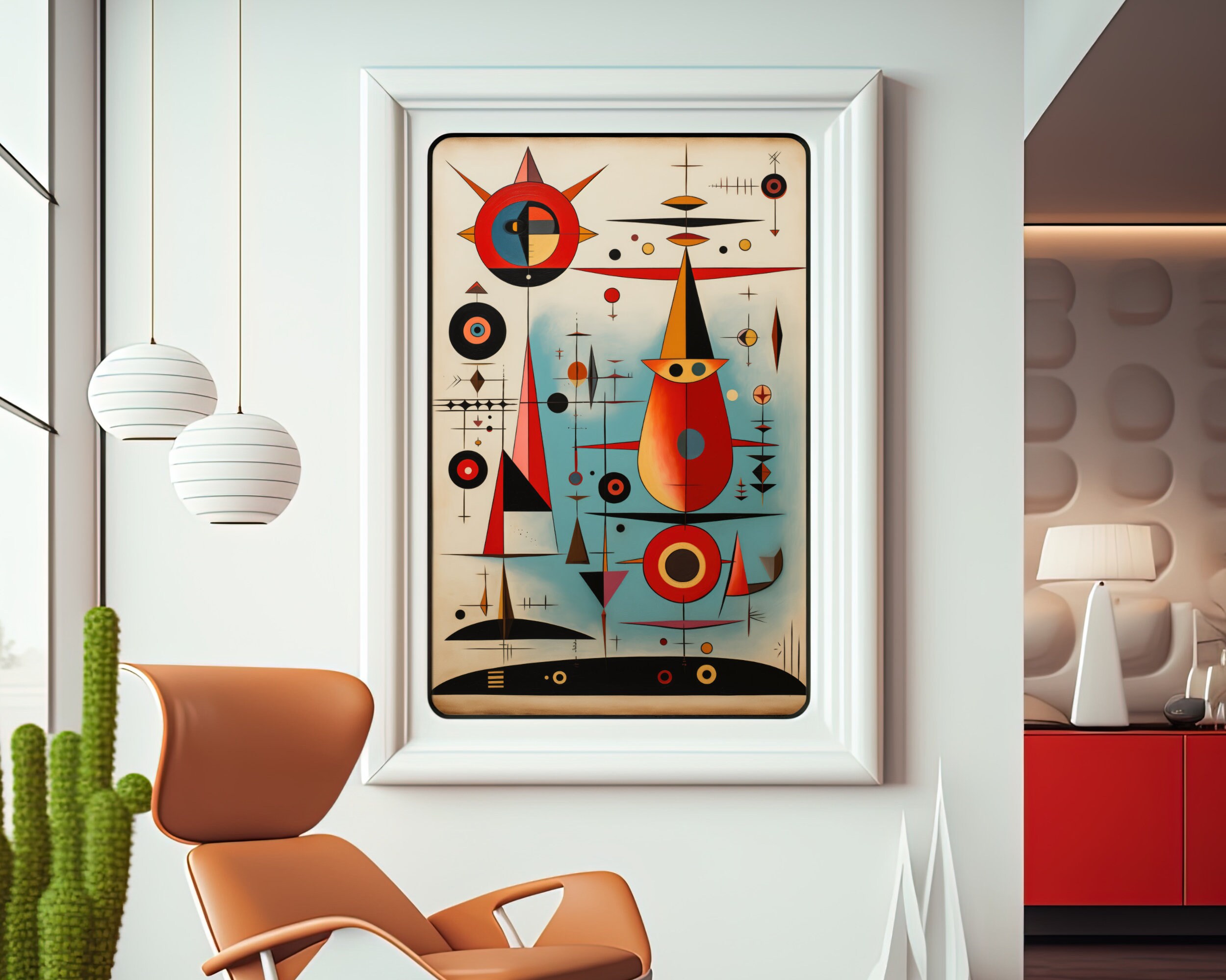 Miro Meets Klee Art Print, Digital Download, Printable Wall Art ...