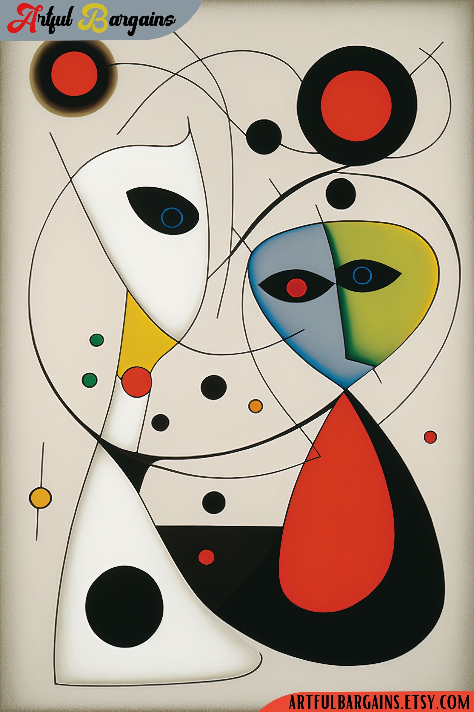 Joan Miro Art Print, Miro Poster, Miro Inspired Printable Wall Art ...