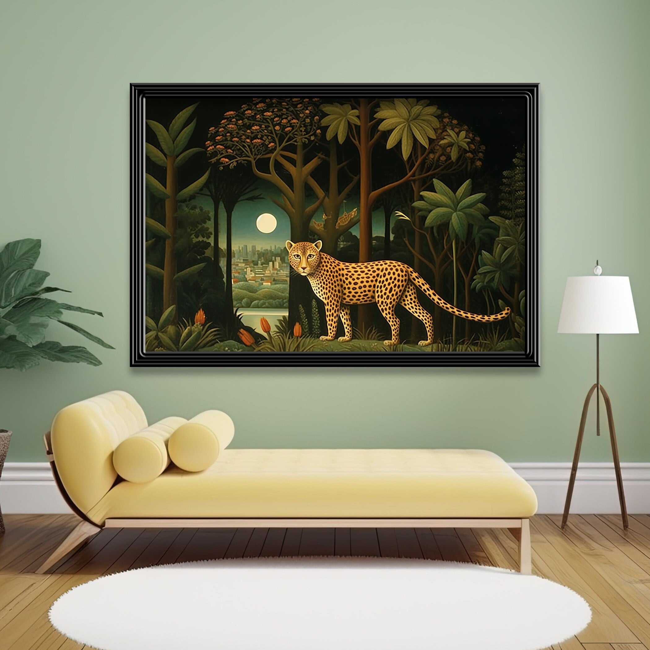 Henri Rousseau Art Print, Exotic Art, Rousseau Inspired Printable Wall ...