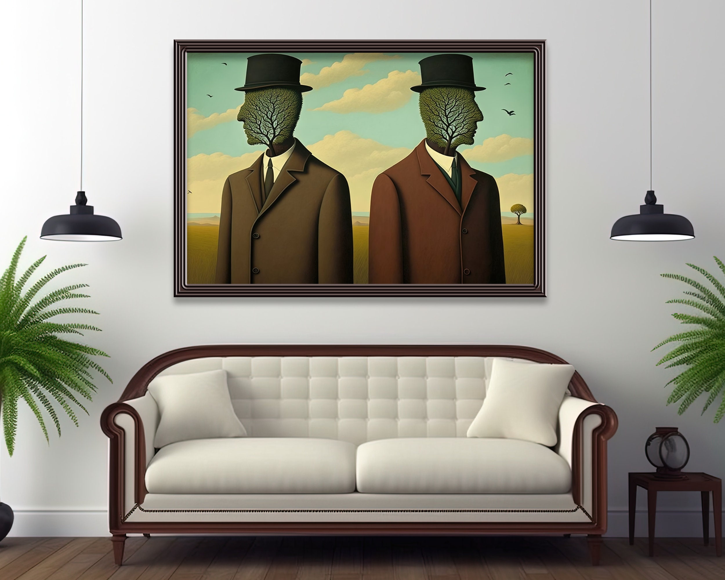 René Magritte Art Print, Magritte Inspired Printable Wall Art ...