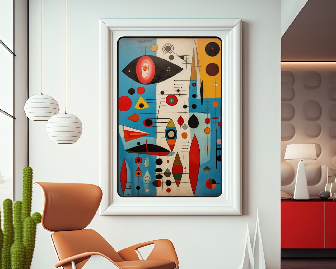 Miro Art Print, Klee Art, Digital Download, Miro Inspired Printable ...