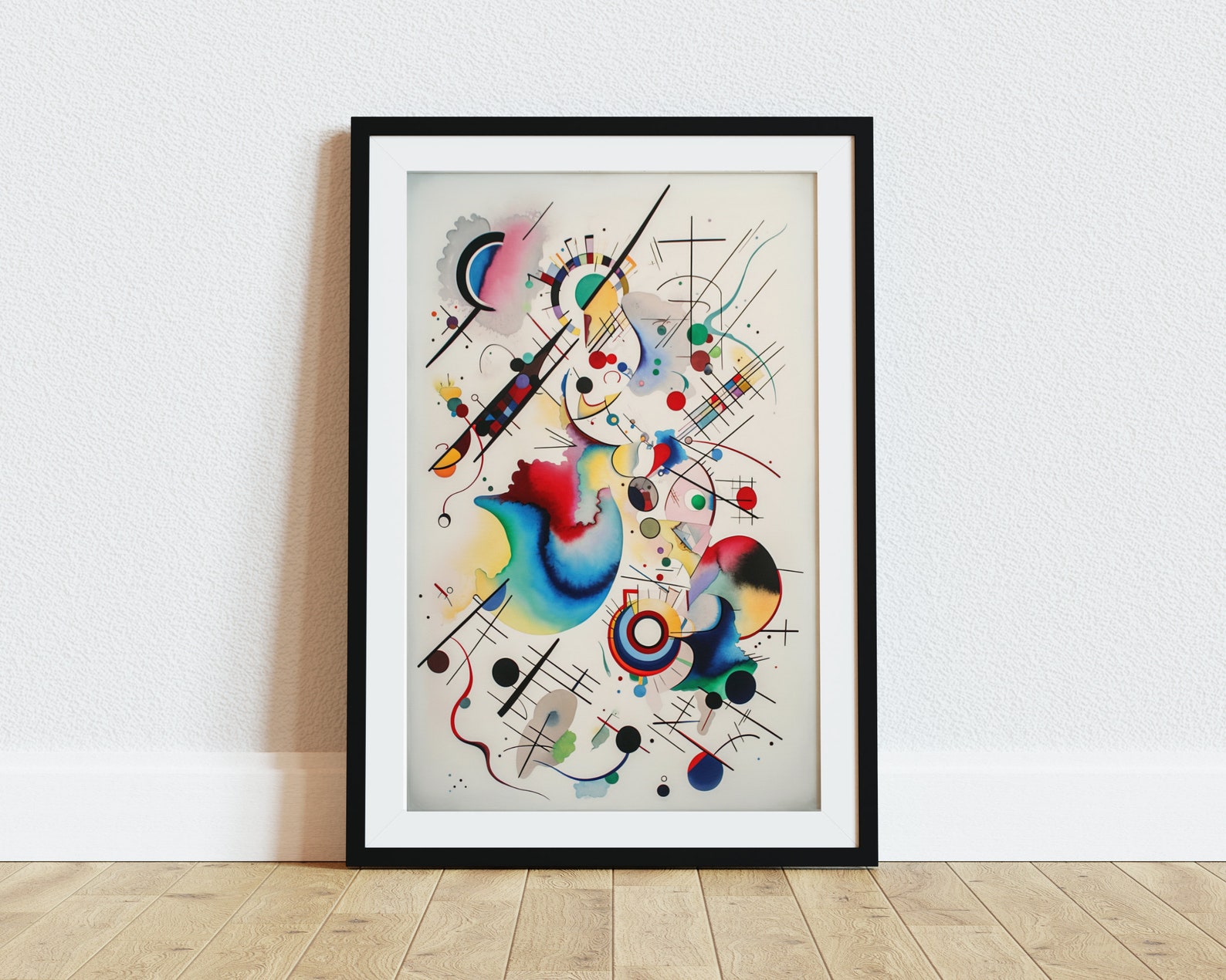 Kandinsky Poster, Kandinsky Art Print, Kandinsky Inspired Printable ...