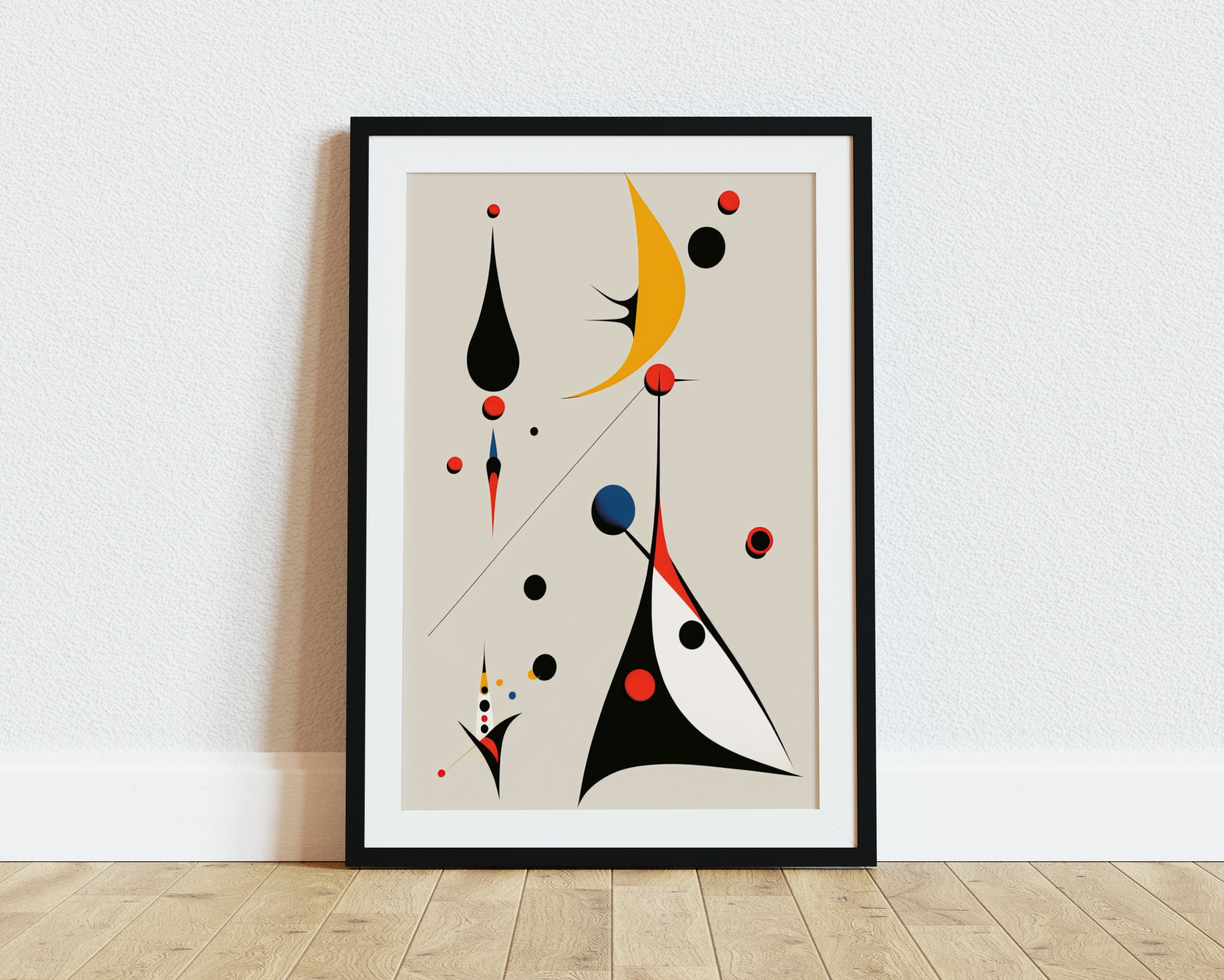 Joan Miro Art Print, Miro Inspired Printable Wall Art, Instant Digital ...