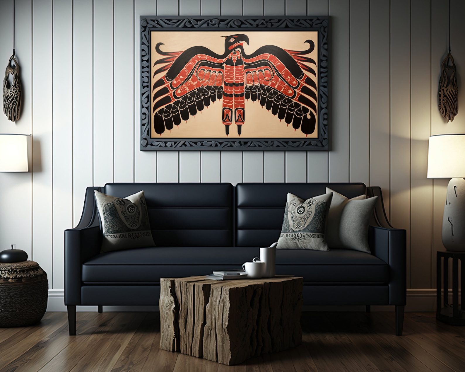 Haida Tribal Art Print, Pacific Northwest, Native American, Printable ...