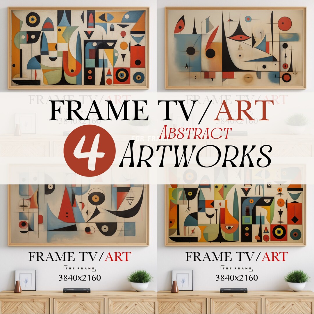 Samsung the Frame TV Art, Abstract Cubism, Geometric Art, Frame TV Art ...